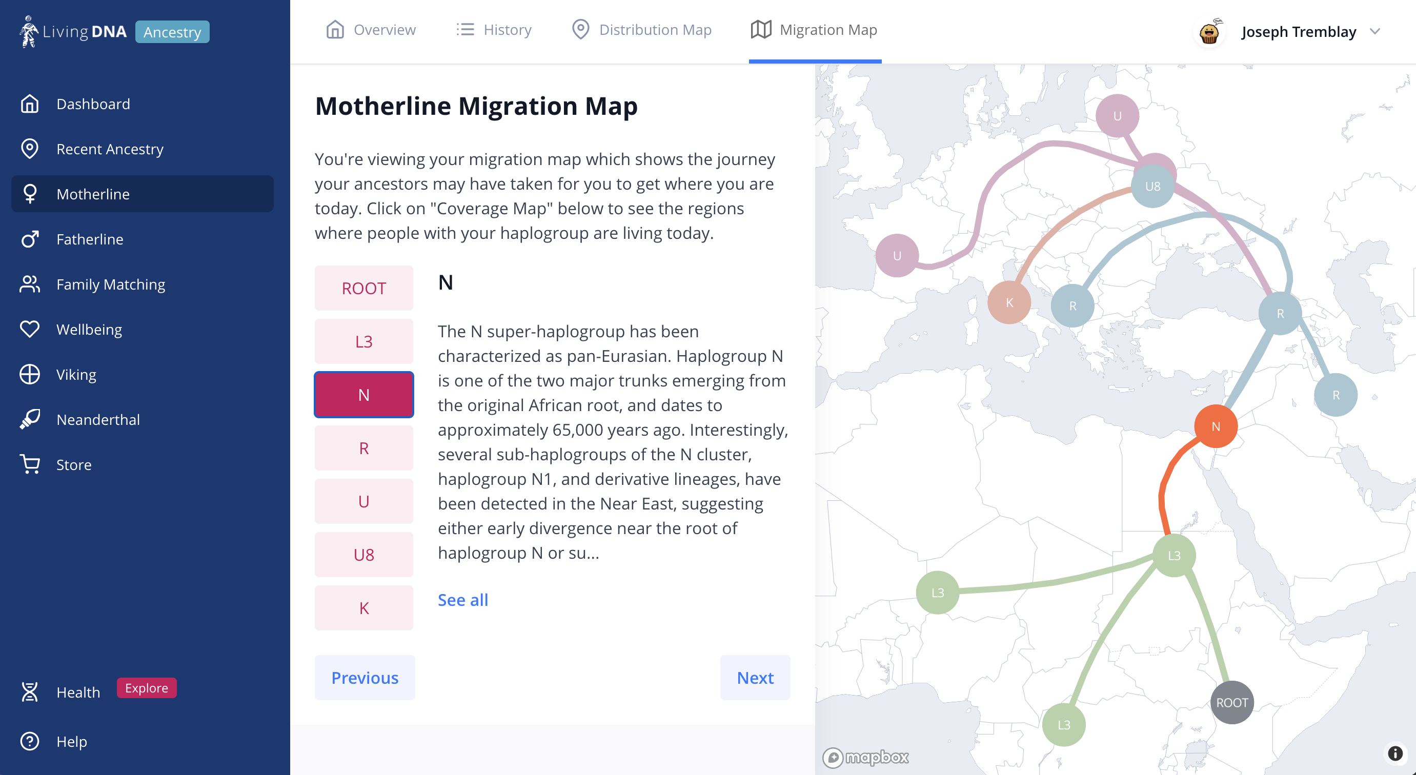 How do I interpret my Motherline/Fatherline? – Support Center | Living DNA